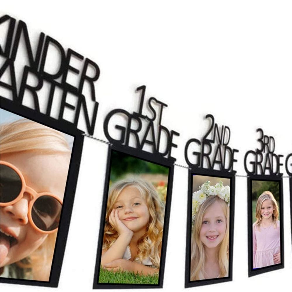 Graduation Photo Banner Kindergarten to 12th Grade Graduation Picture ...