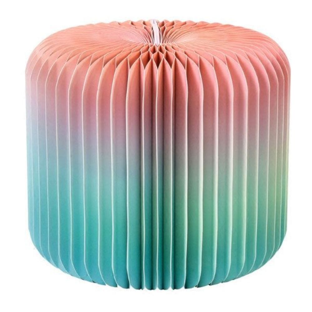 Foldable Rainbow Kraft Board Ottoman With Good Product Quality - SUNBEAUTY