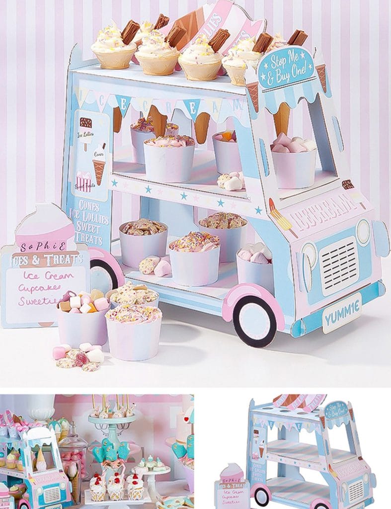 Decorative Ice Cream Cart Baby Shower Cake Stand Wholesale - SUNBEAUTY