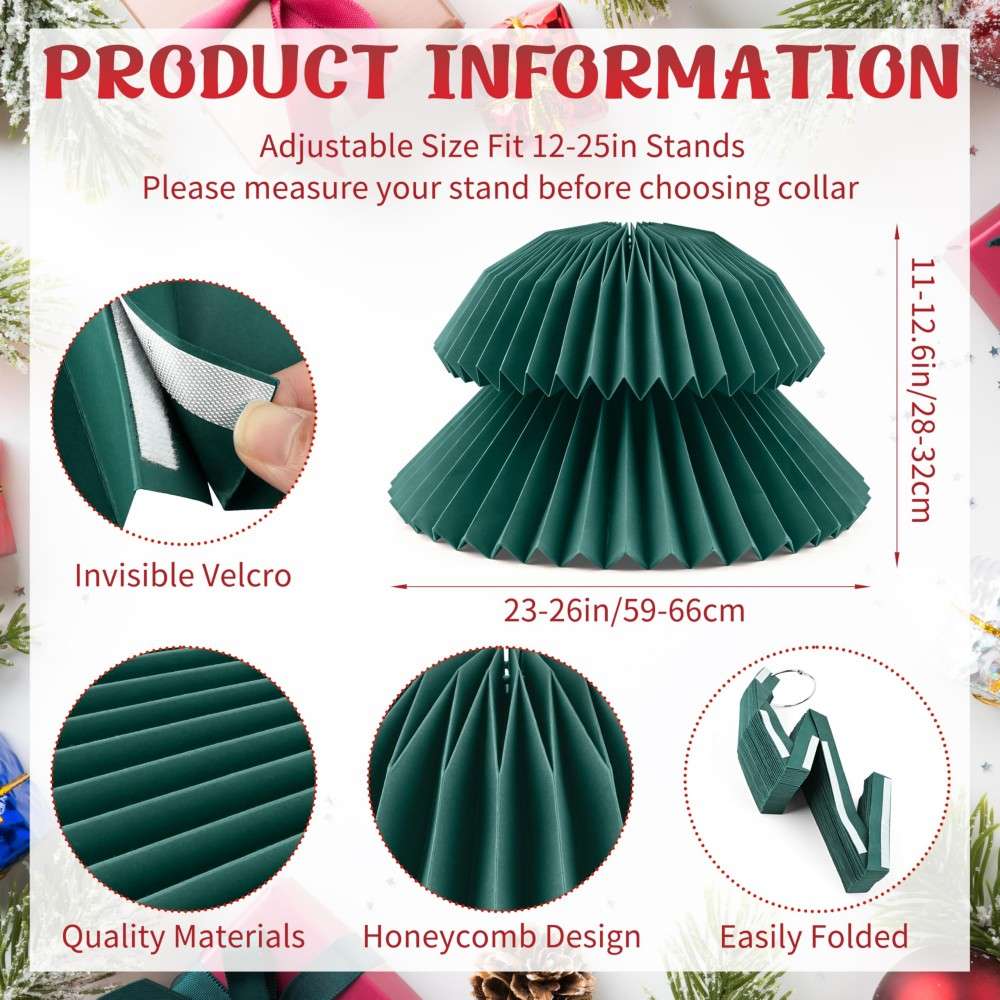 Double-Layer Folding Paper Christmas Tree Base Custom Supplier - SUNBEAUTY