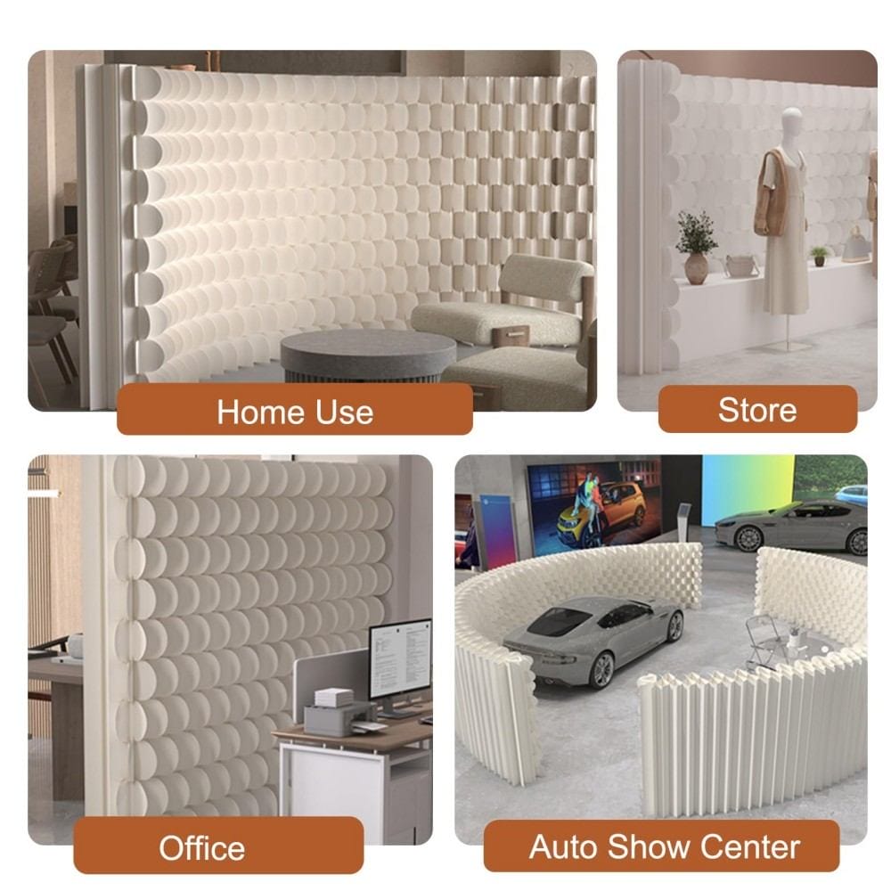 Folding Paper Room Divider Portable Office Partition Wall Manufacturer ...